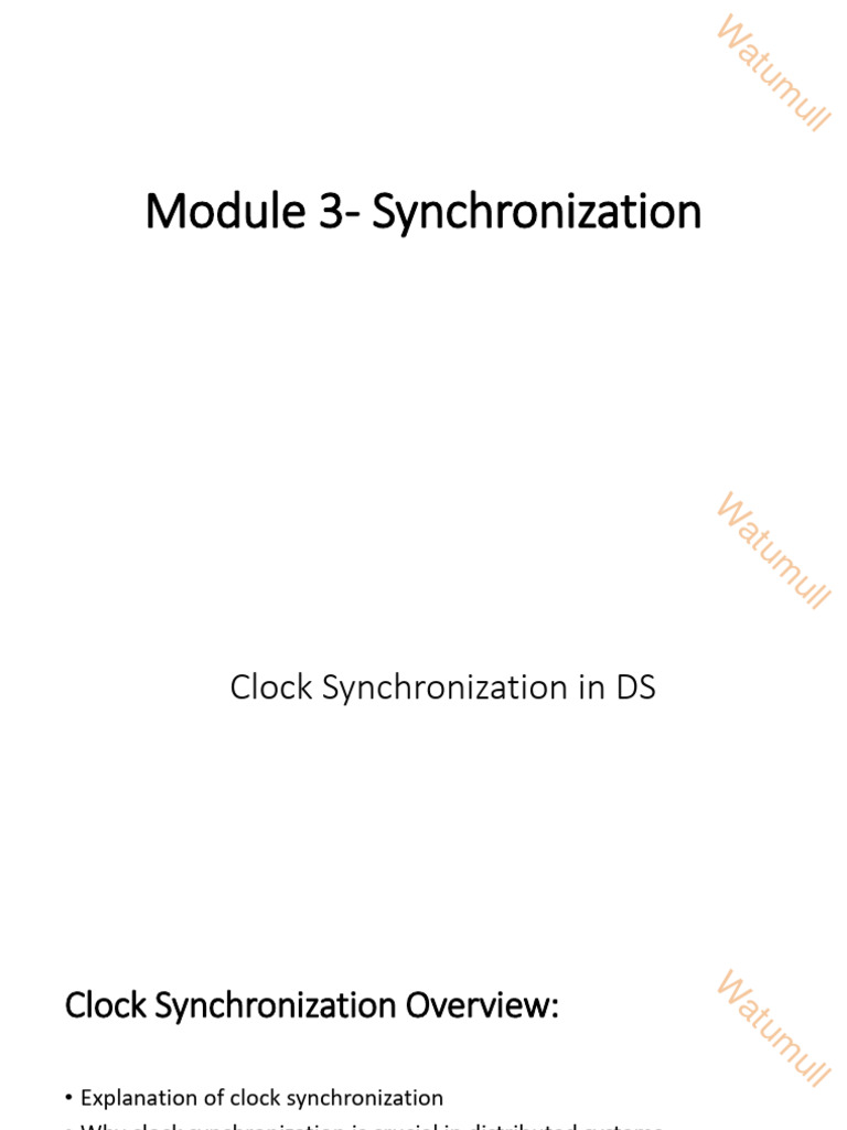 Module 3 For Students | Download Free PDF | Distributed Computing | Process (Computing)