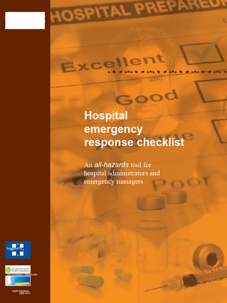 Hospital Emergency Response Checklist | PDF | Emergency Management ...