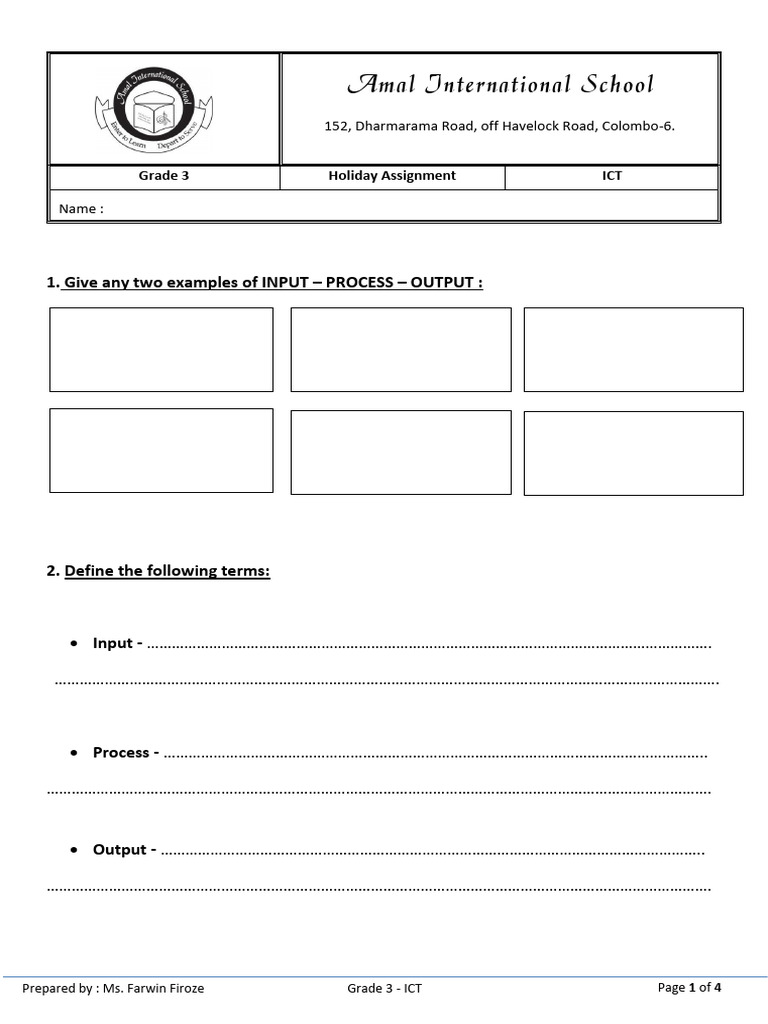 Grade 3 ICT | PDF | Computing | Electrical Engineering