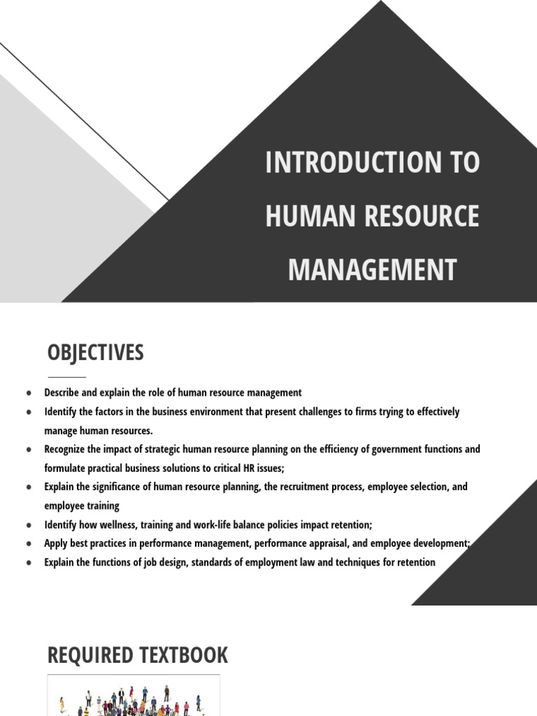 Chapter 1. Intro To HRM | Download Free PDF | Human Resource Management ...