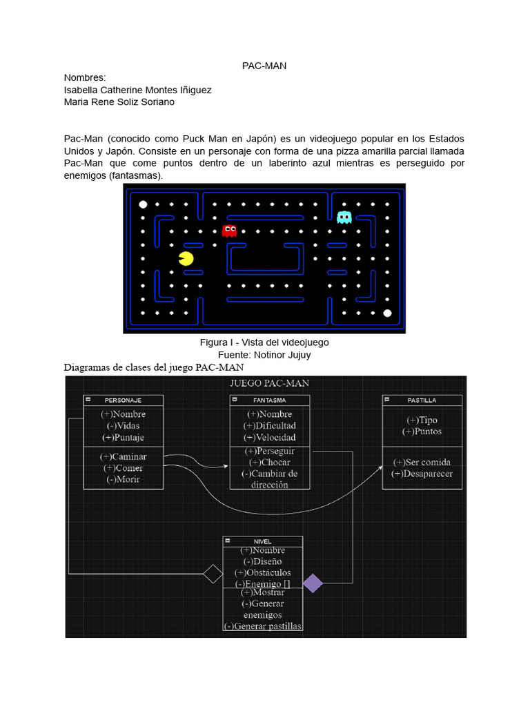 Laberinto y personajes de PAC-MAN | PDF