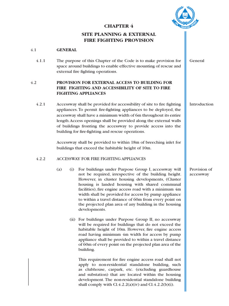 Chapter 4 (Fire Fighting Provision) | PDF | Water Supply | Civil ...