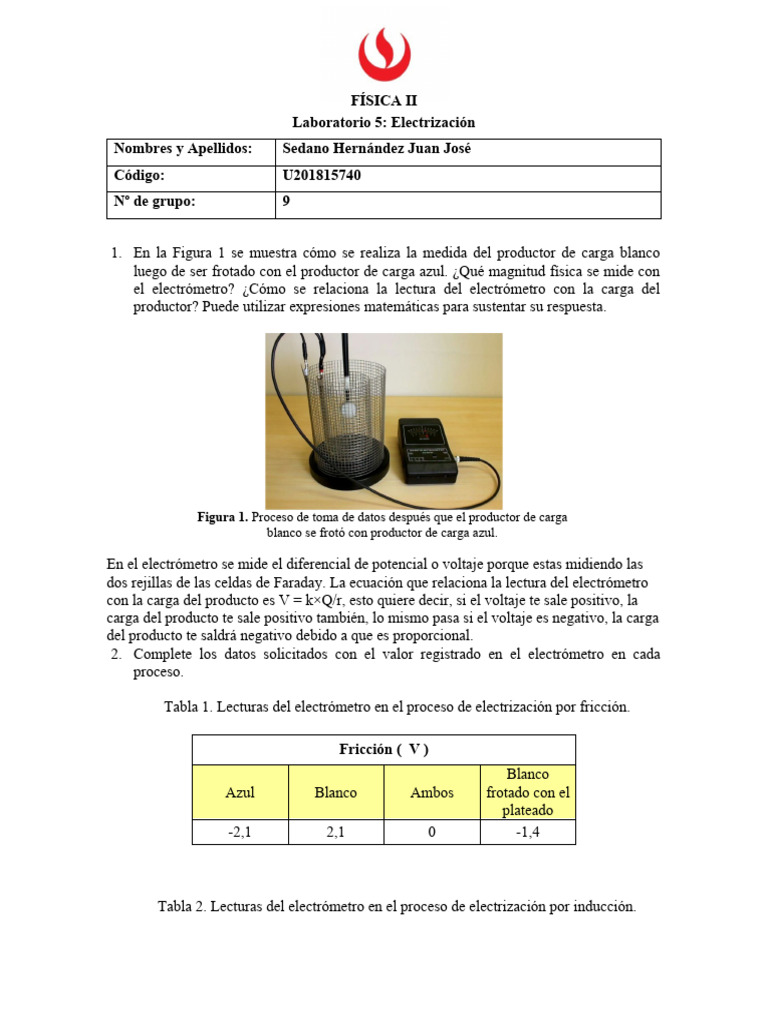 CI44 - MA462 - L5 - Sedano Hernández | PDF | Electrón | Ciencia de los ...