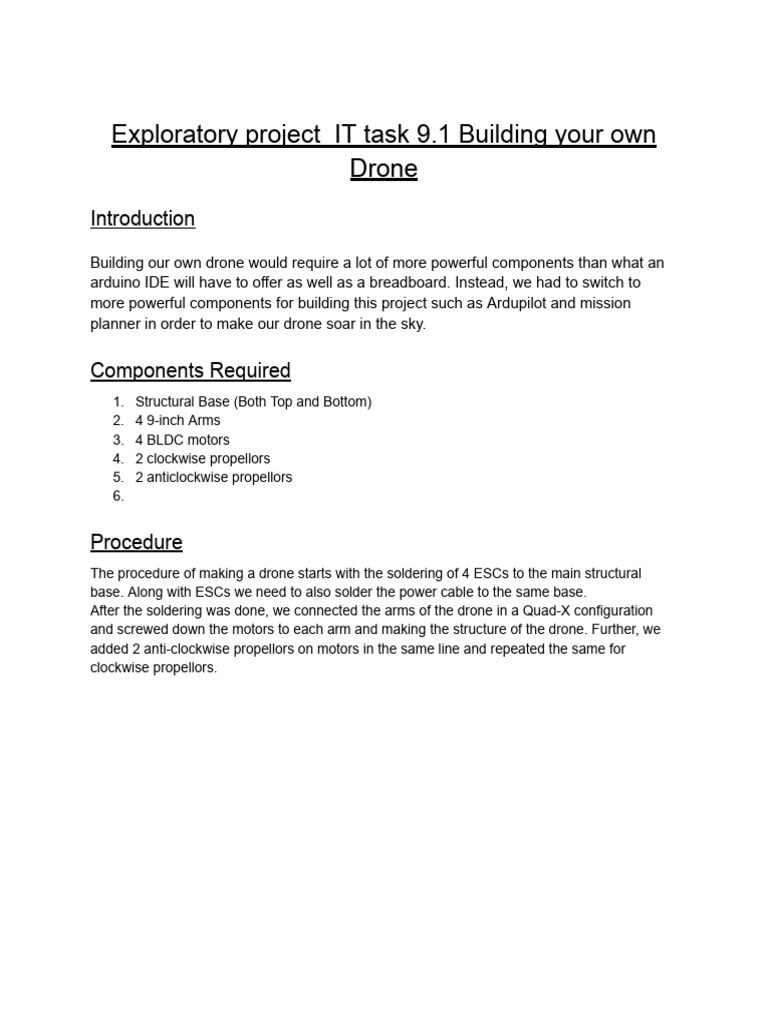 Exploratory Project IT Task 9 | PDF | Unmanned Aerial Vehicle | Privacy