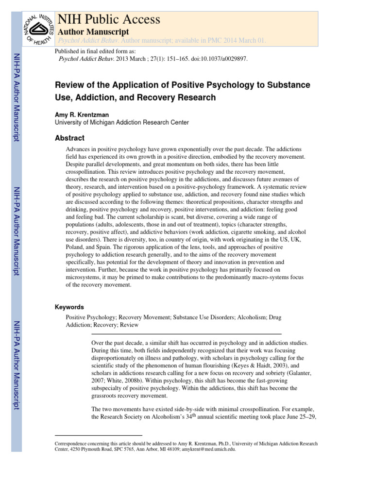Article 3 | PDF | Positive Psychology | Psychology