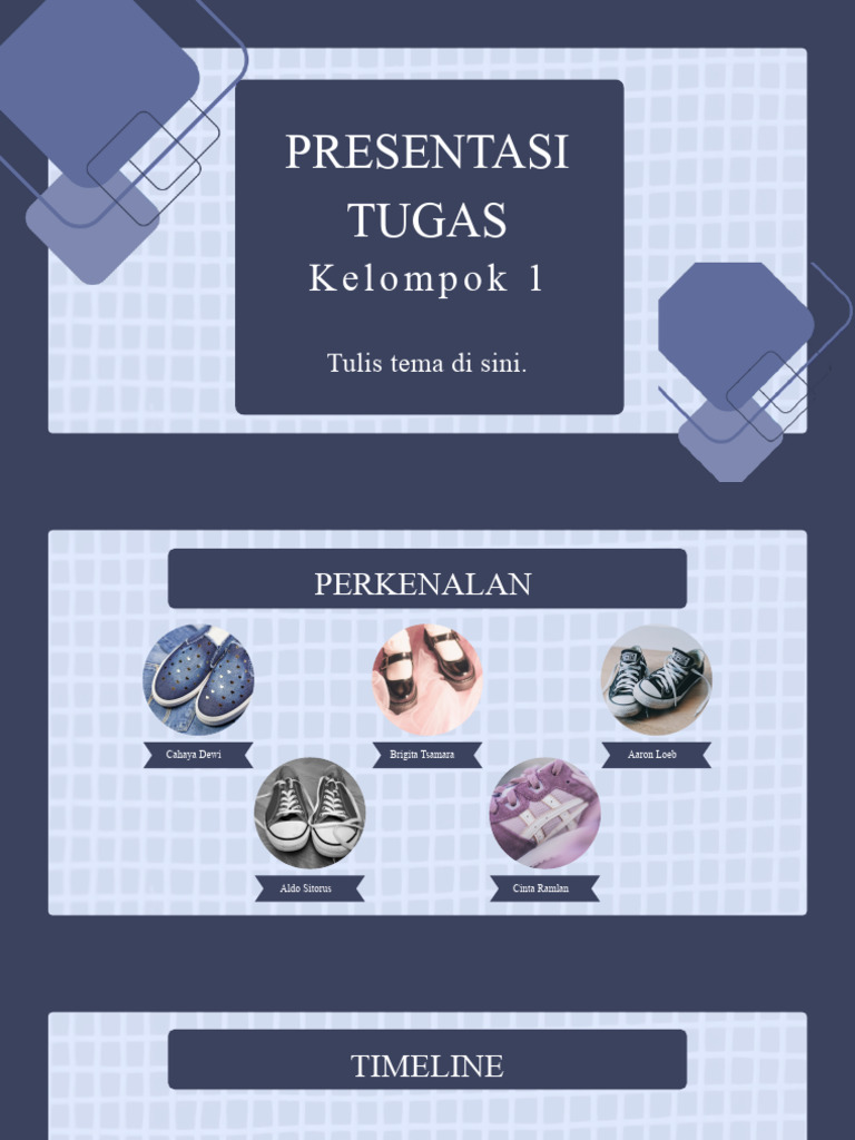 Biru Simple Kreatif Tugas Kelompok Presentasi | PDF