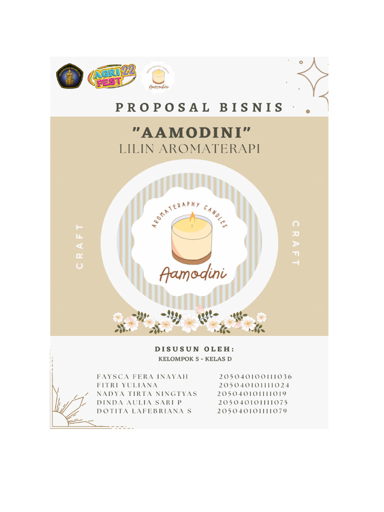 Kelompok 5 Aamodini - Proposal BMC - RUA | PDF