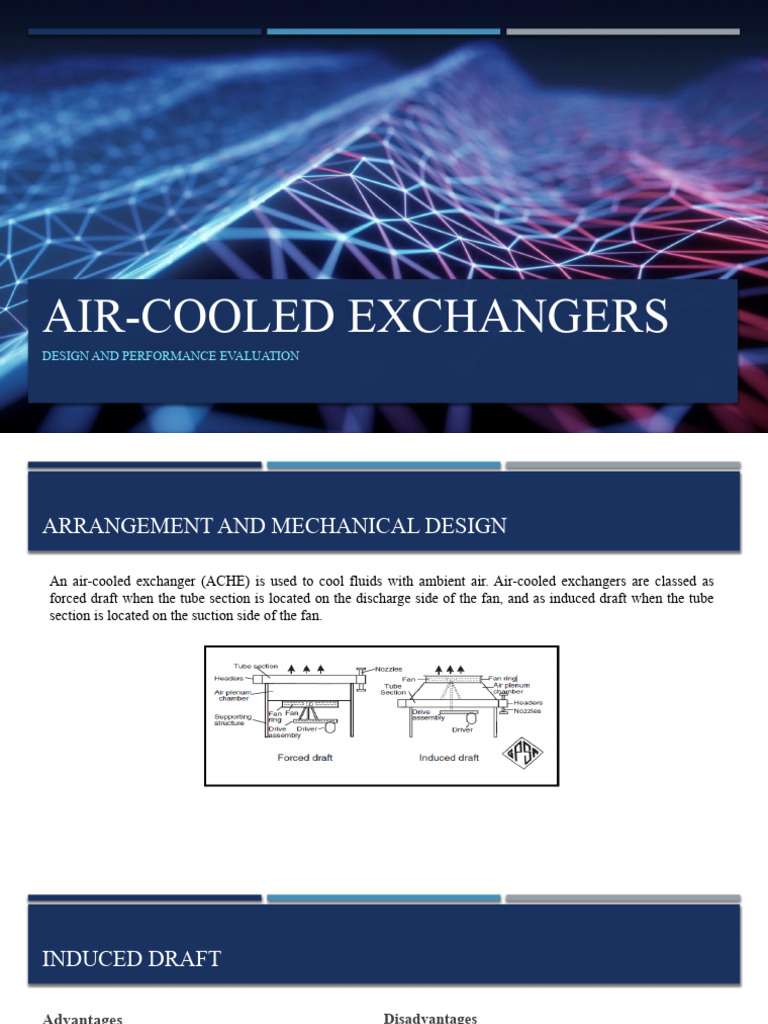 Air-Cooled Exchangers | PDF | Mechanical Engineering | Applied And Interdisciplinary Physics