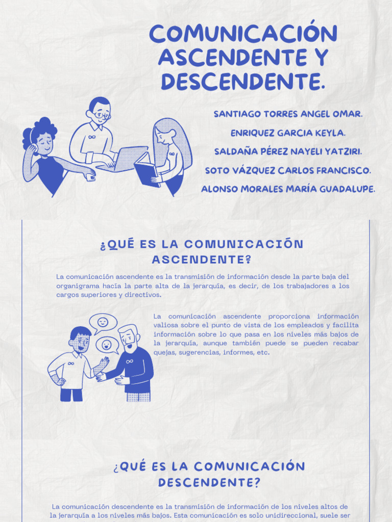 Comunicación Ascendente y Descendente | PDF | Comunicación ...
