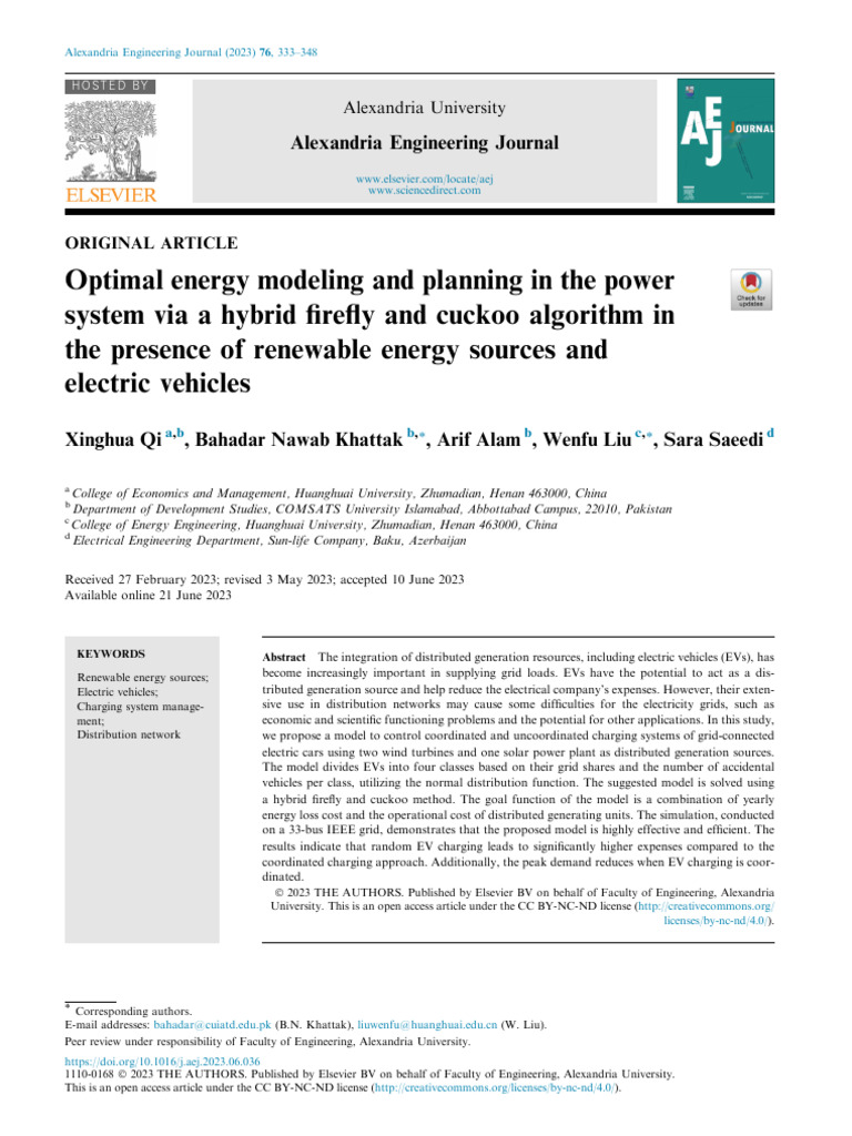 20 Optimal Energy Modeling And Planning In The Power System Via 2023 Alexandria Download