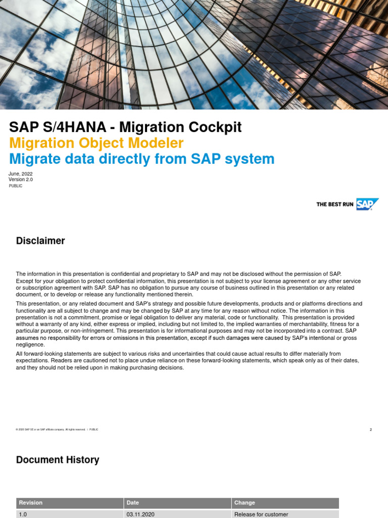 S4 HANA Migration Cockpit | PDF | Computer Programming | Information Technology