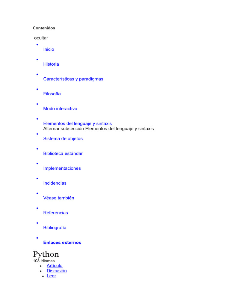 Pytohn Monografia | PDF | Python (lenguaje de programación) | Lenguaje ... Pytohn Monografia | PDF | Python (lenguaje de programación) | Lenguaje ...