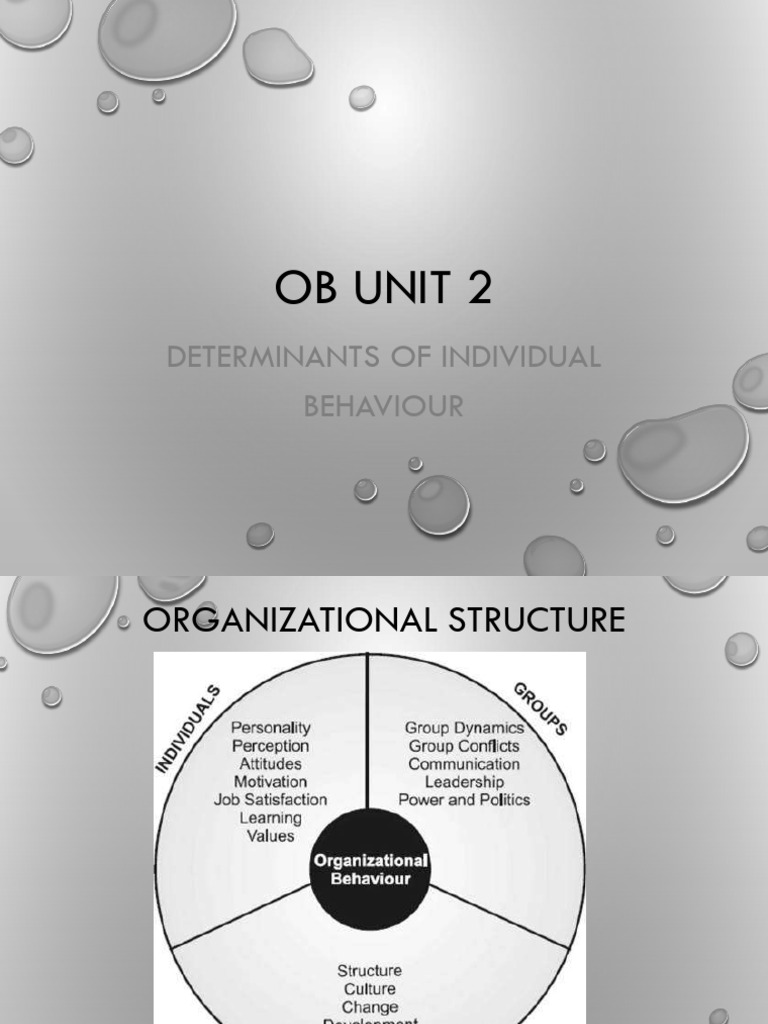 OB Unit 2 (Autosaved) | Download Free PDF | Perception | Emotions