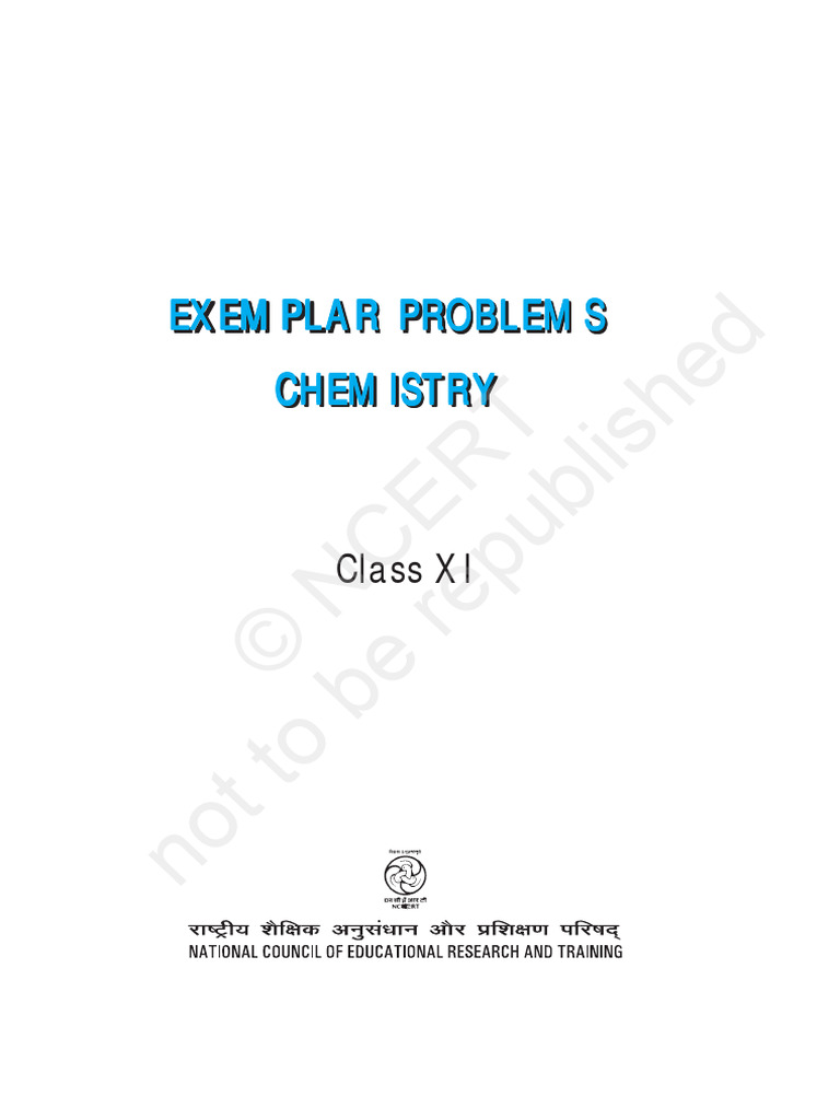 11th Chemistry NCERT Exampler | PDF | Atomic Orbital | Electron