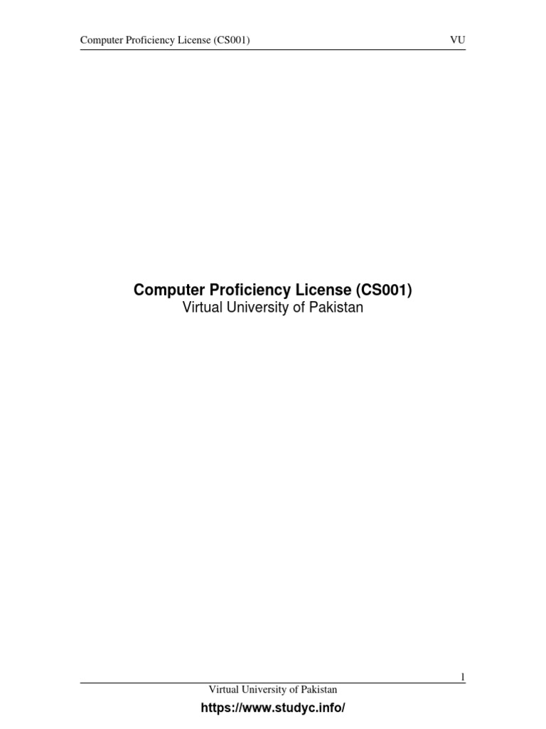 Cs001 Handouts Pdf Download Free Pdf Computer Data Storage Computer Hardware