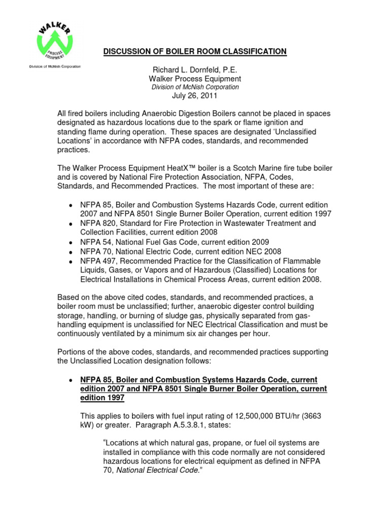 2011 7 26 Discussion of Boiler Room Classification | PDF | Combustion ...