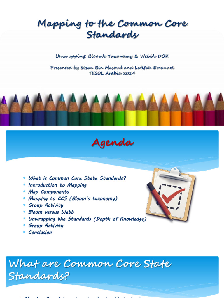 Mapping To The Common Core Standards | PDF | Reading Comprehension ...