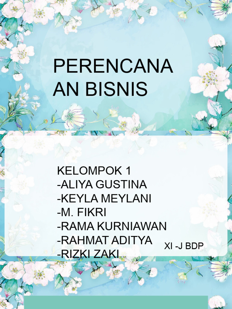 Perencanaan Bis-Wps Office | PDF | Bisnis