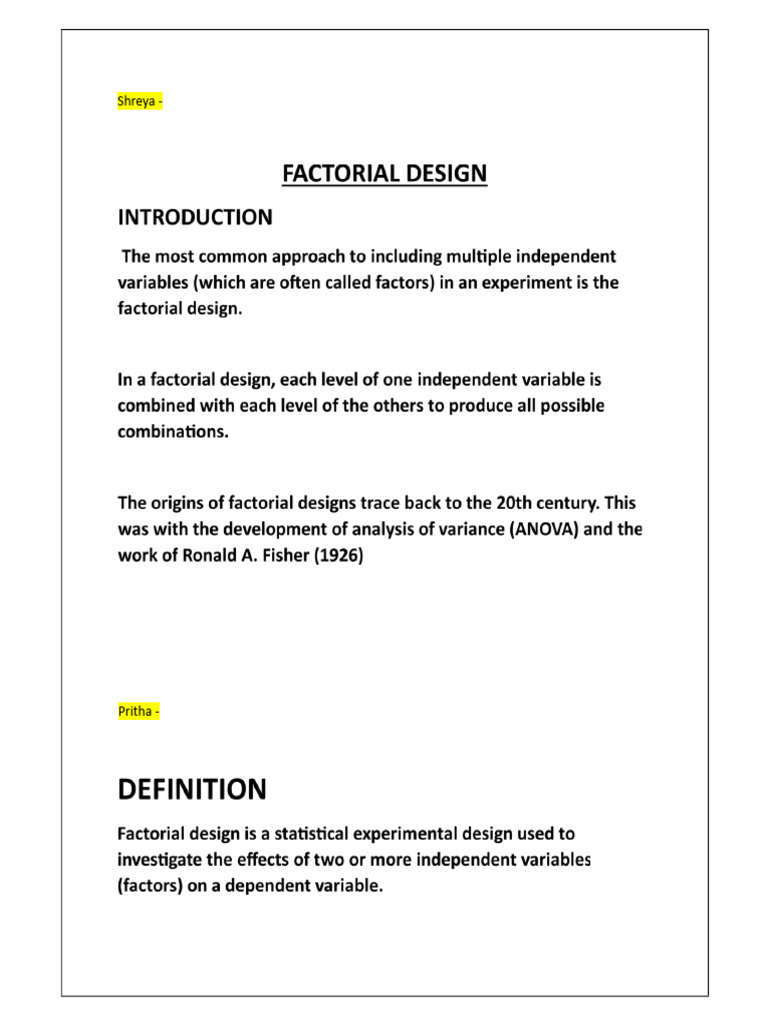 Understanding 2x2 and Mixed Factorial Designs | PDF | Methodology