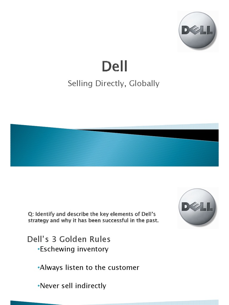 Dell Selling Directly Globally | PDF | Dell | Customer