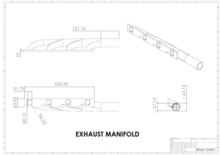 Exhaust Manifold PDF | PDF | Geometry | Mathematical Physics