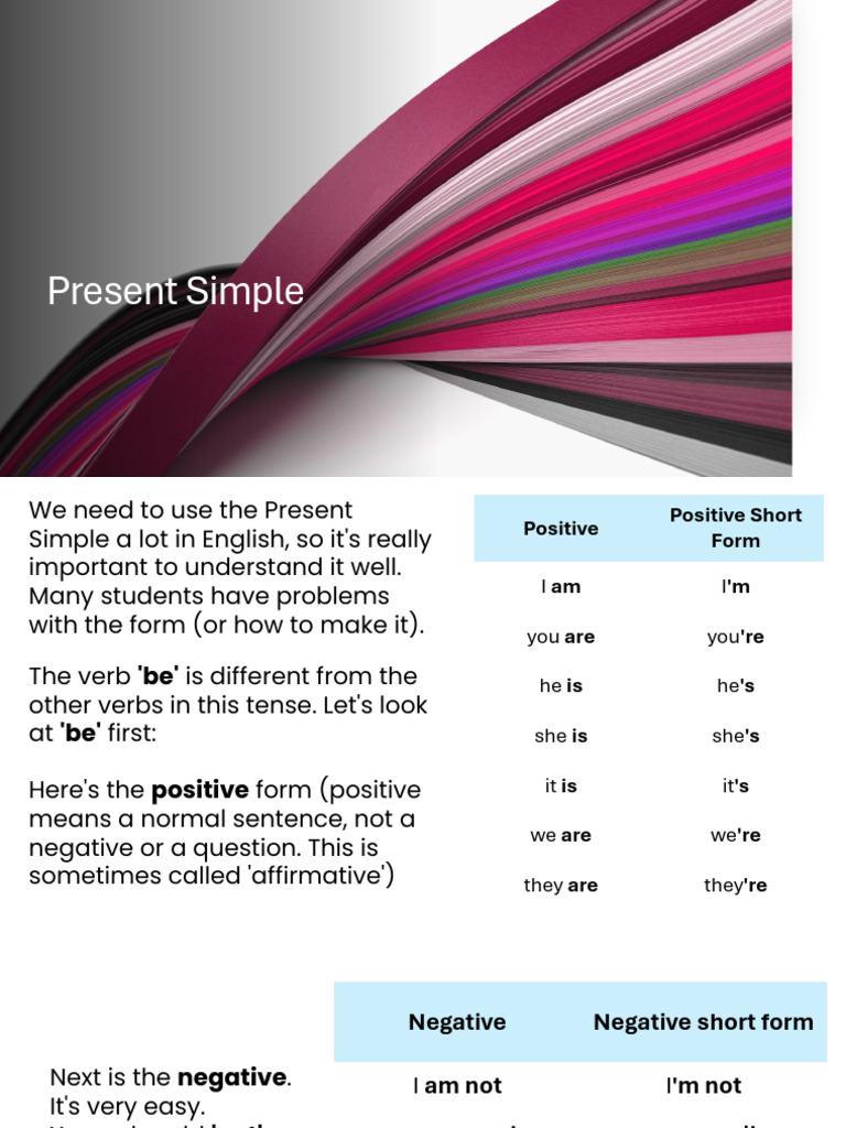 Present Simple | Download Free PDF | Question | Linguistic Typology