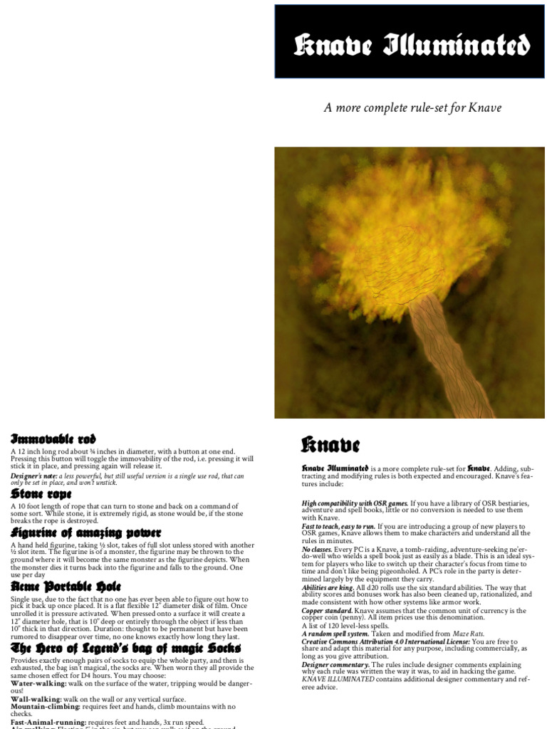 Knave Illuminated Booklet Front Pages | PDF