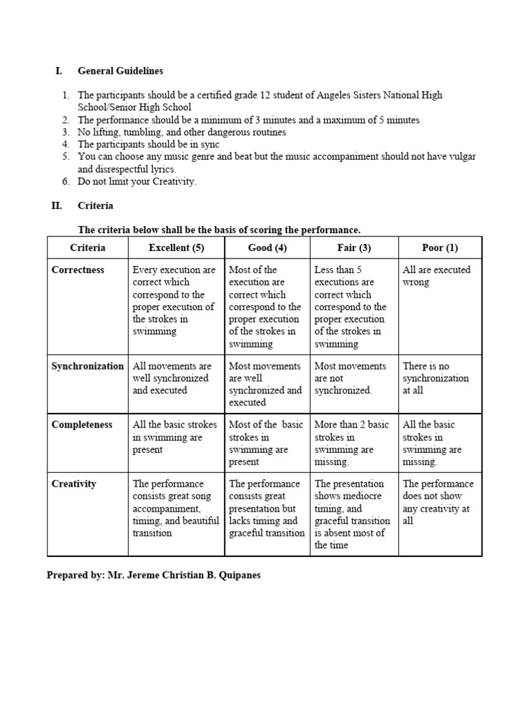 General Guidelines | PDF