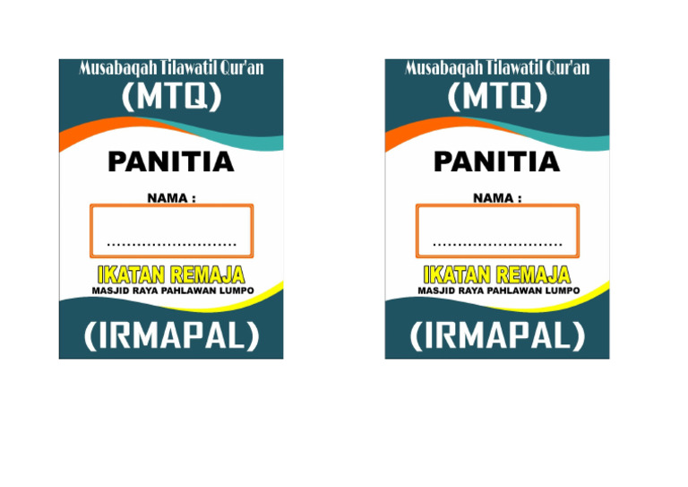 Kokarde Panitia | PDF