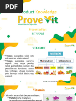Manfaat Vitamin Injeksi & Prove Vit | PDF