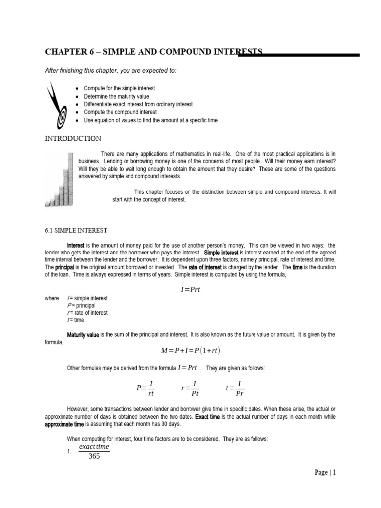 Chapter 6 - Simple and Compound Interests | Download Free PDF ... Chapter 6 - Simple and Compound Interests | Download Free PDF ...
