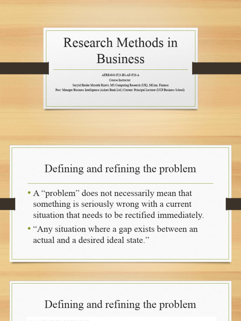 5 Research Methods in Business | PDF | Data | Information