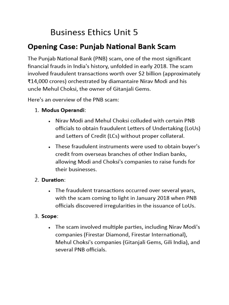 Business Ethics Unit 5 | PDF | Corporate Governance | Governance