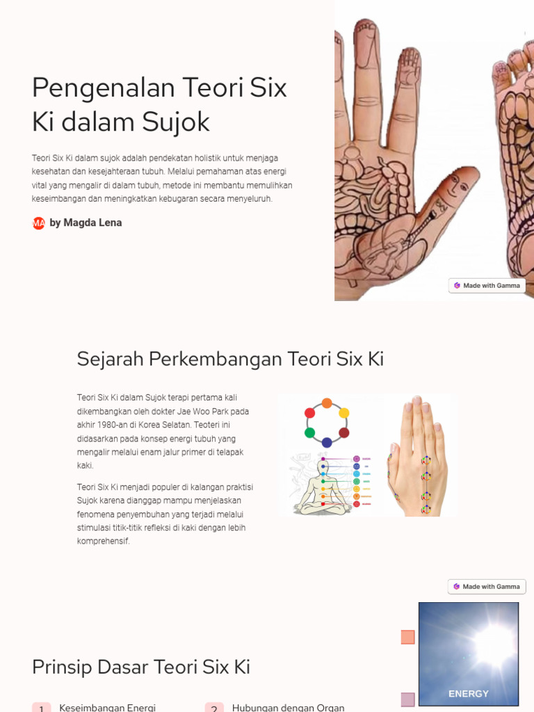 Terapi Sujok dan Teori Six Ki | PDF