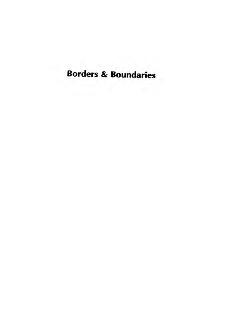 Borders Amp Boundaries Women in Indias Partition | PDF