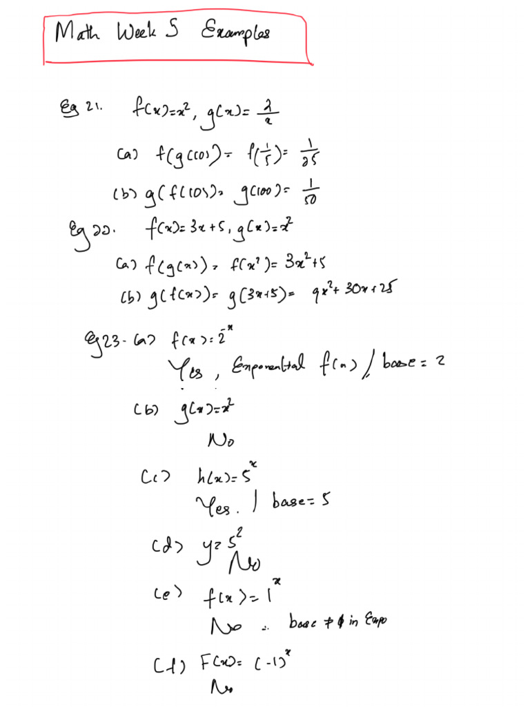 Math Week 5 Examples | PDF