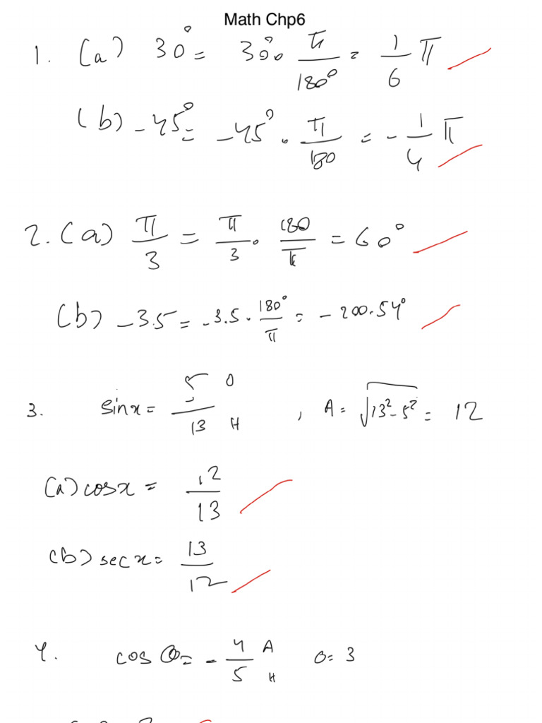 Math CHP 6 Tutorial | PDF