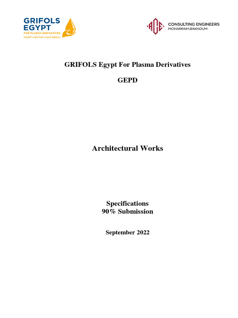 Specification | PDF | Framing (Construction) | Concrete