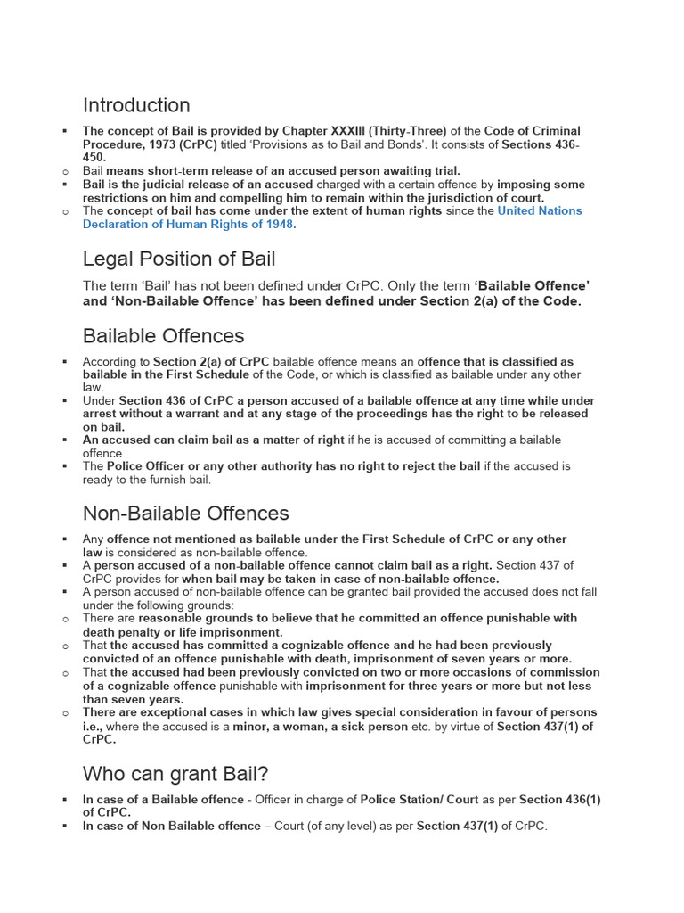 Bail 2 | PDF | Bail | Criminal Procedure In South Africa