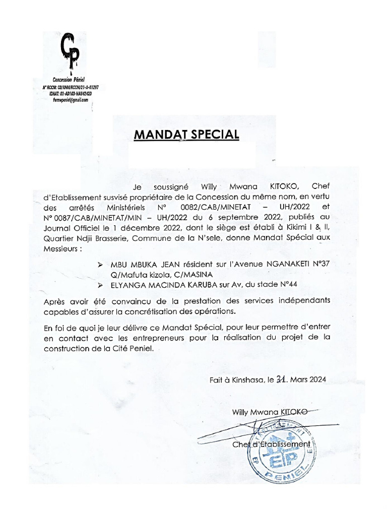 MANDAT | PDF