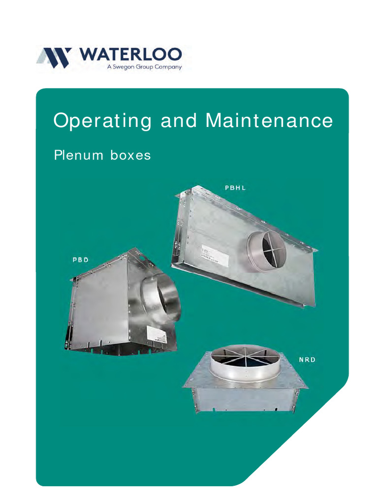 Waterloo - Plenum Boxes Installation and Maintenance | Download Free ...