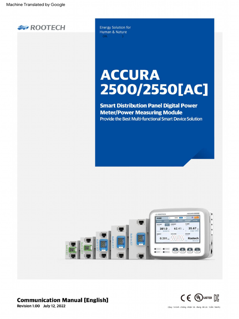Accura 2500 2550 AC Communication User Guide Rev1 00 English 220712 | PDF