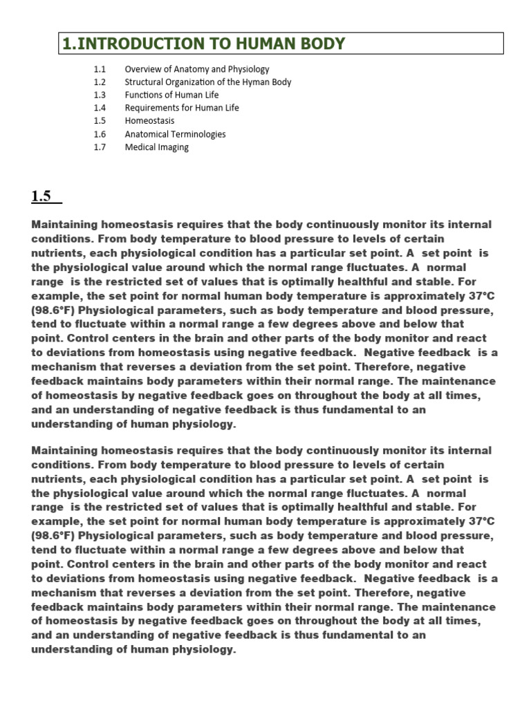 INTRODUCTION TO HUMAN BODY Cont. | PDF | Positron Emission Tomography | Anatomy