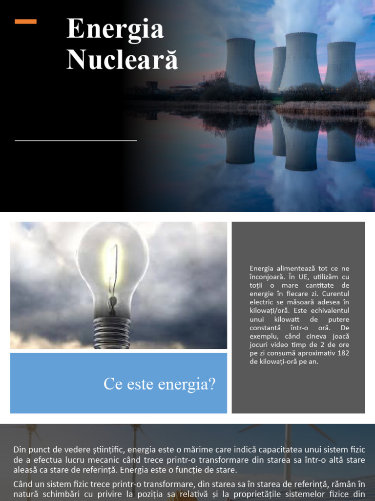 Energia Nucleară | PDF