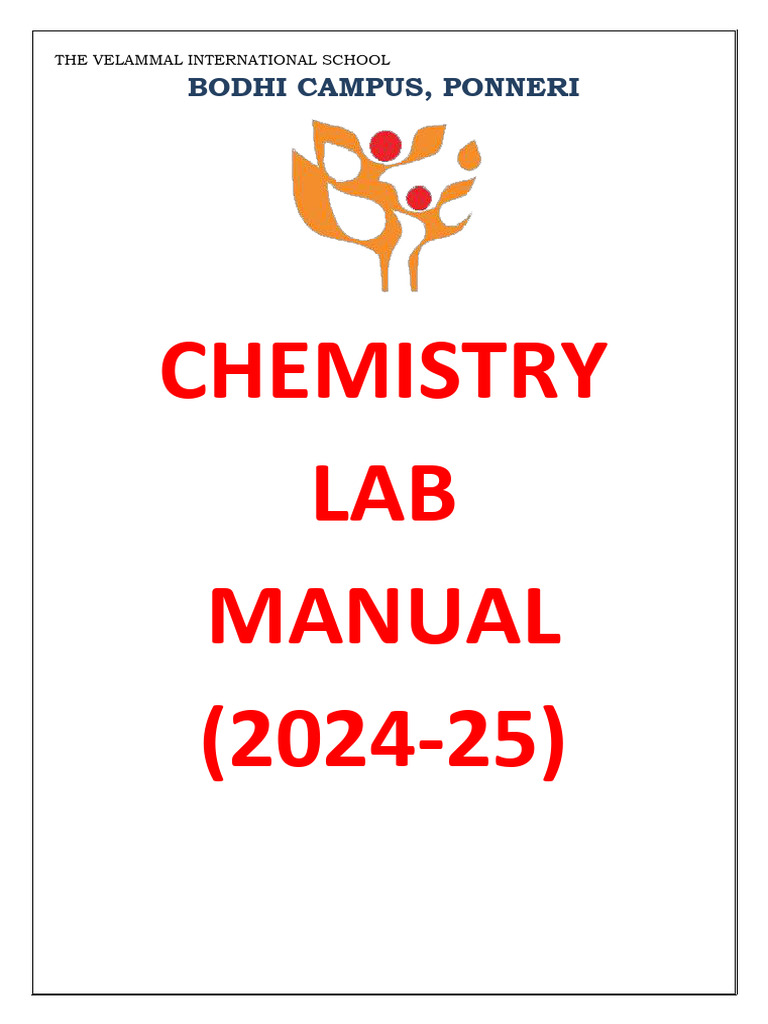 VBC Lab Manual 2024-2025 | PDF | Salt (Chemistry) | Ammonia