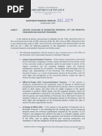 Updated Guidelines for Local Treasurer Appointments | PDF | Government ...