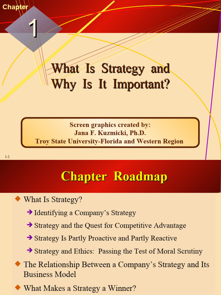 Chap 001 | Download Free PDF | Competitive Advantage | Business Model