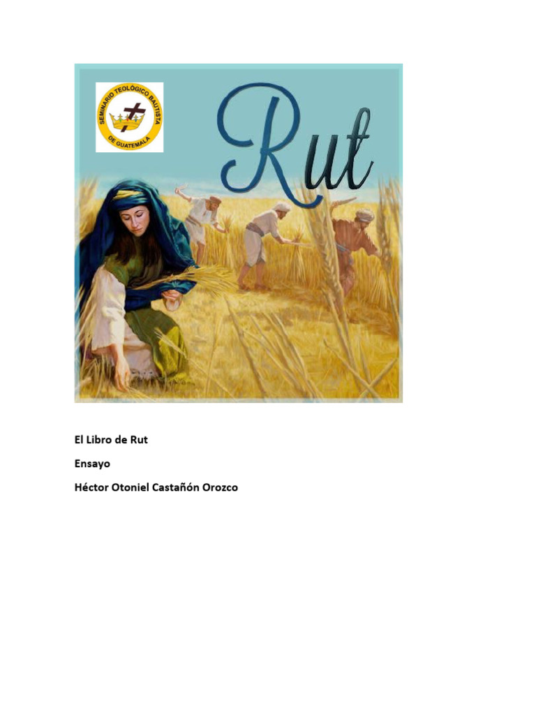 El Libro de Rut - Ensayo Héctor Castañón | PDF | Rut (figura bíblica) | Libro de rut