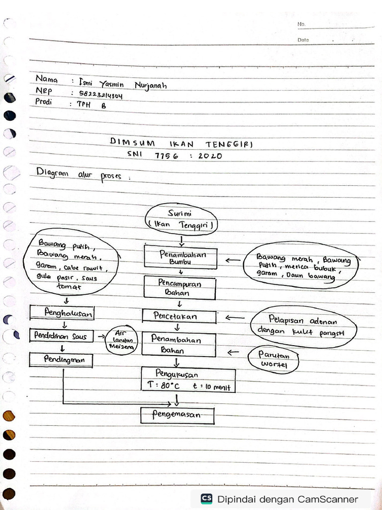 Diagram Alir Dimsum | PDF