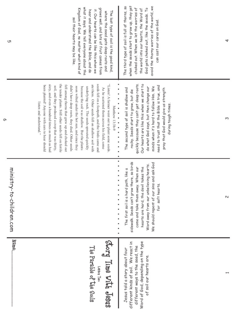 Parables 2 Soils | PDF | Seed | Jesus